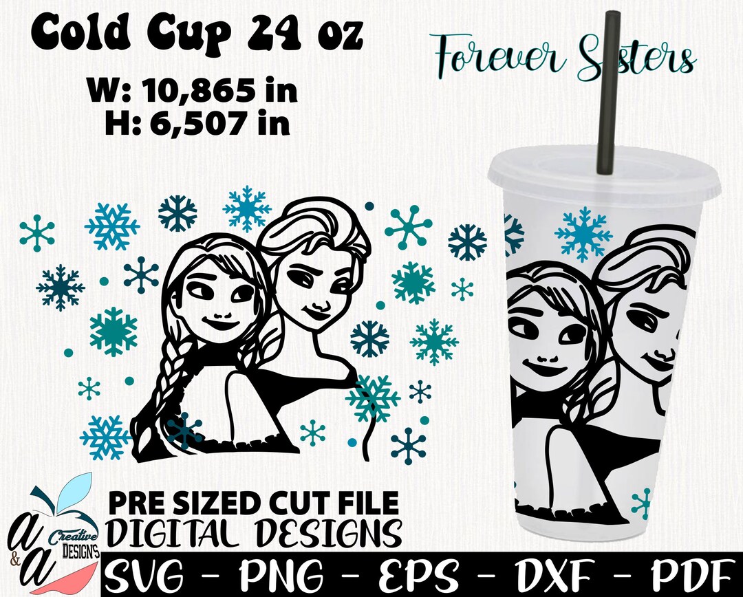 Princess Svg, Sisters Svg, Beautiful Princess Cup, Love Svg Cup, Queen ...