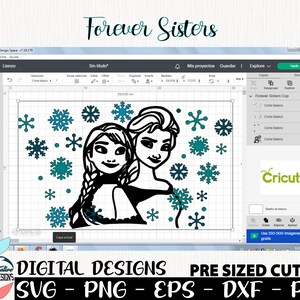 Princess Svg, Sisters Svg, Beautiful Princess Cup, Love Svg Cup, Queen ...