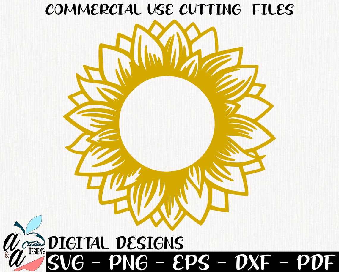 Sunflower Svg Sunflower Png Sunflowers Design Sunflowers - Etsy