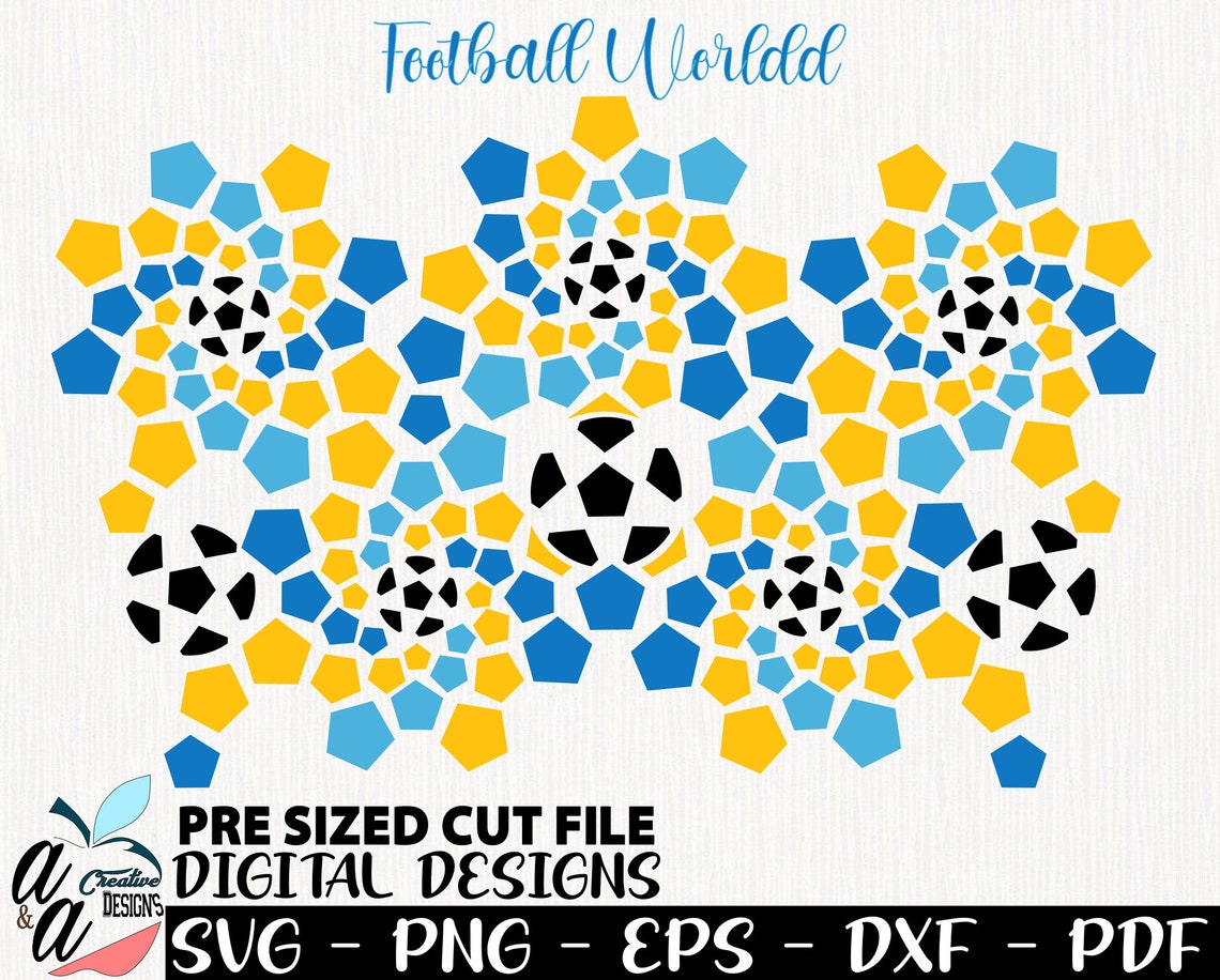 Football Svg Soccer 24 Oz World Cup Football Club Svg - Etsy
