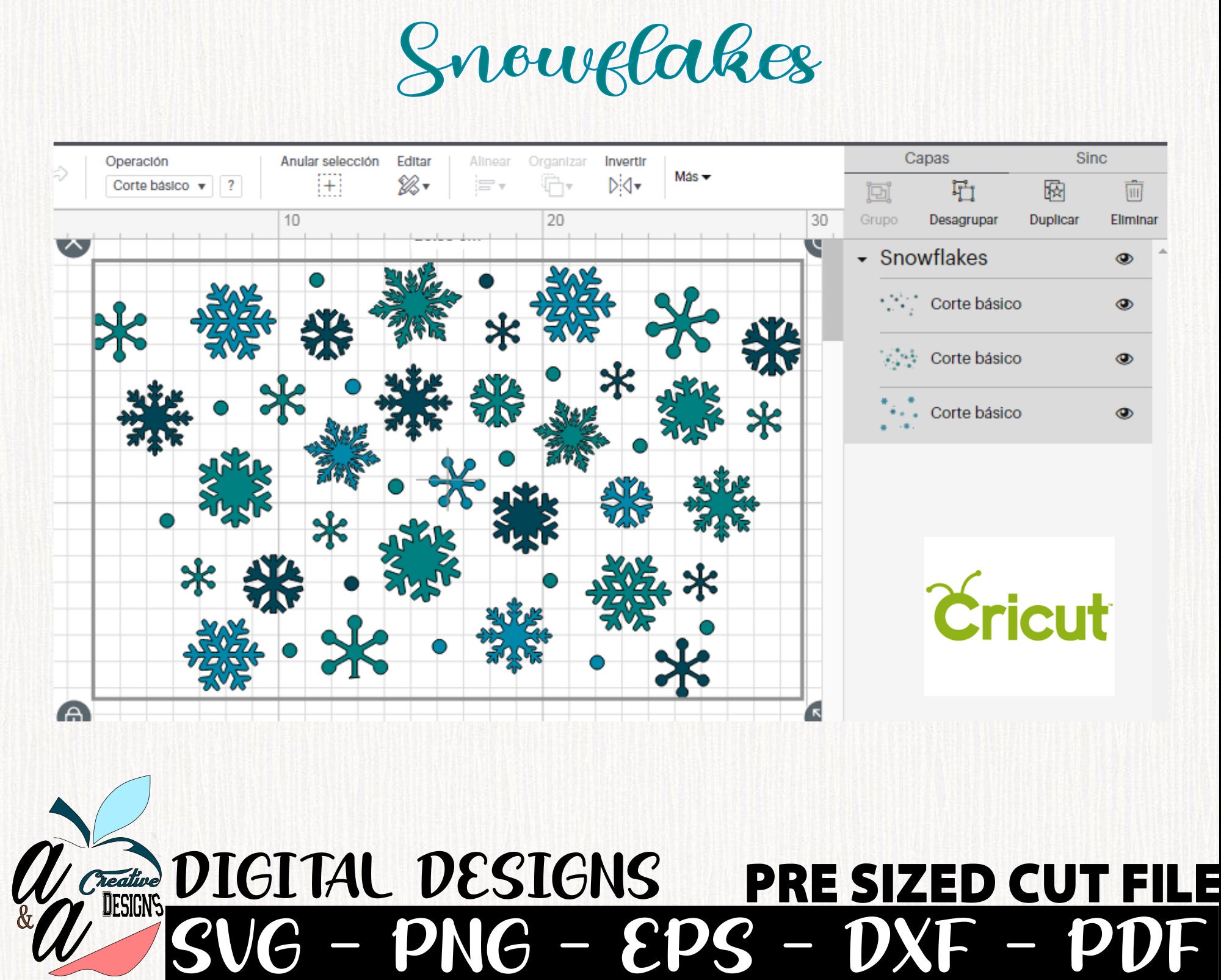 Snowflakes Svg Snowflakes Cup Not Hole Snowflakes Full Wrap - Etsy