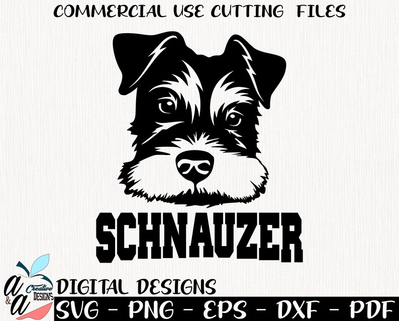 Schnauzer Svg Schnauzer Png Schnauzer Dog Svg Schnauzer Svg - Etsy