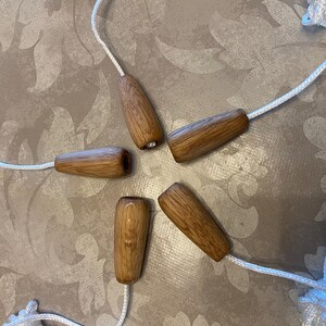 Oak Light Pull and Cord Wooden, Wood ,brown , Gift Christmas , Bathroom ...