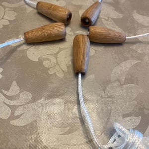 Oak Light Pull and Cord Wooden, Wood ,brown , Gift Christmas , Bathroom ...