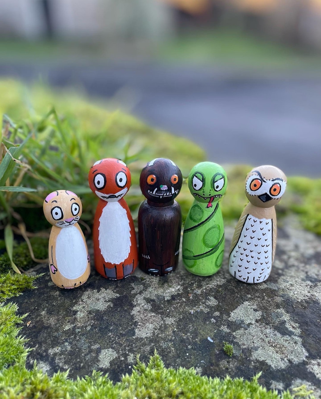 The Gruffalo Peg Doll Set - Etsy