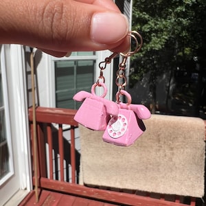 Rotary Phone Earrings | Glossy | Shiny | Weird | Unique| Funny | Dangle ...