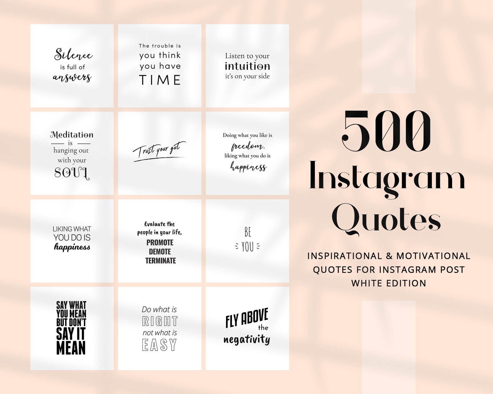 500 Inspirational Quotes for Instagram - Motivational Quotes - Social ...