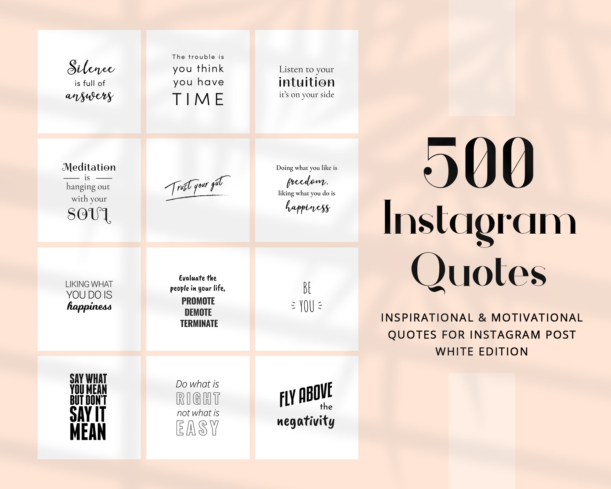 500 Inspirational Quotes for Instagram - Motivational Quotes - Social ...