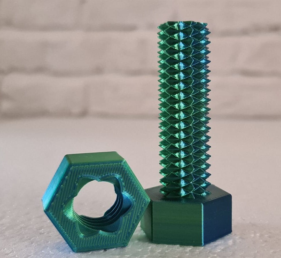 3d Printed Bolt Screw Nut, Fidget Toy - Etsy UK