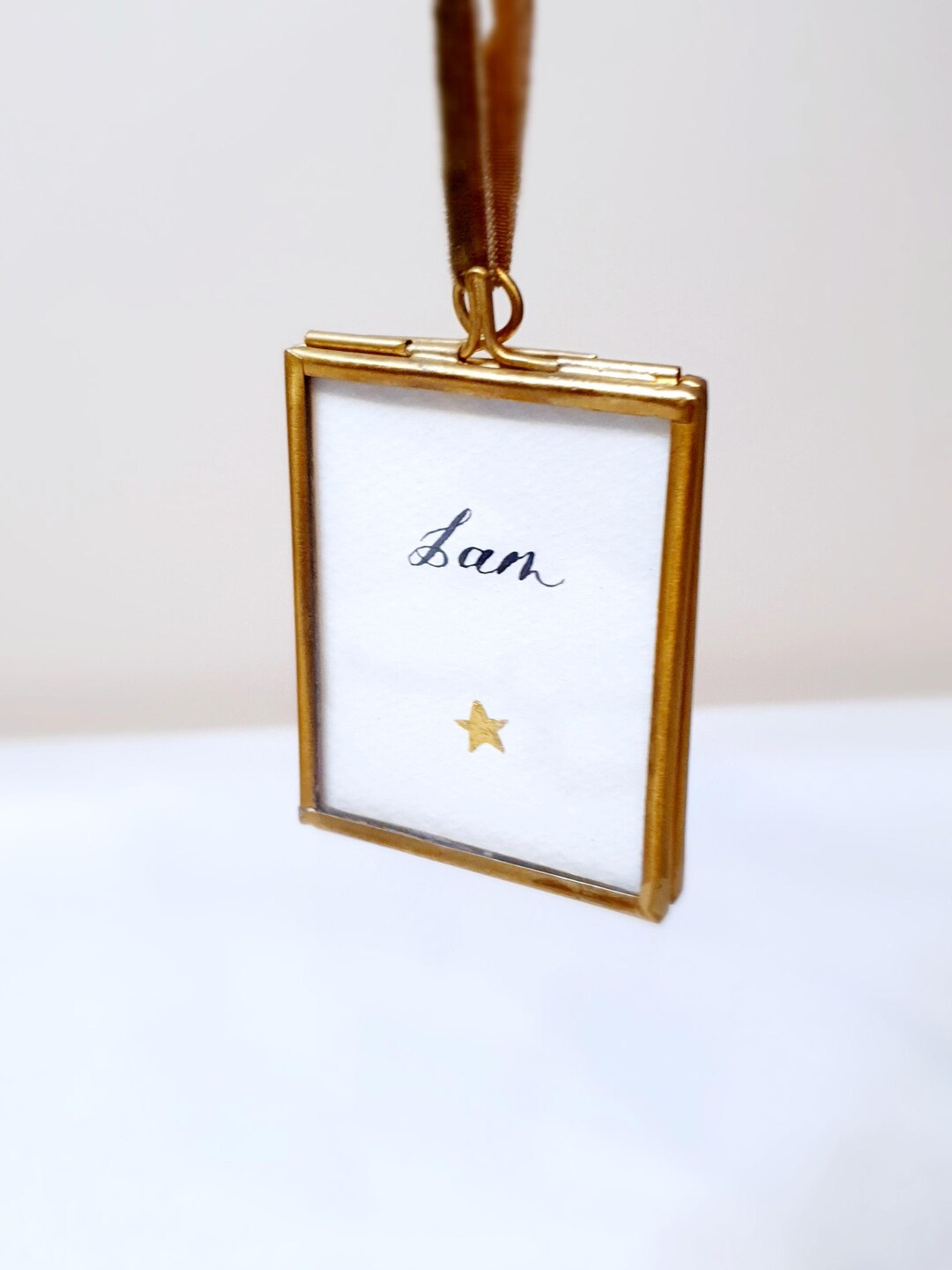 Mini Calligraphy Brass Frame – Personalised Name or Phrase | Self Love ...