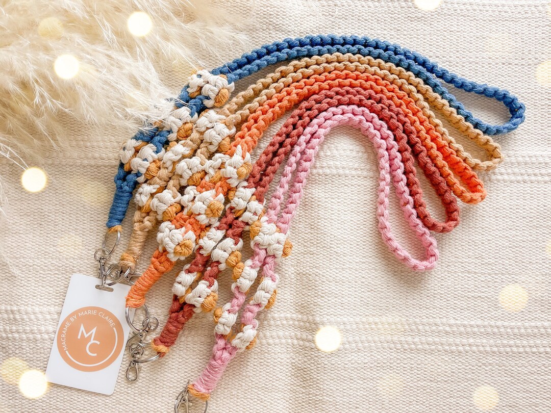Macrame Lanyard - Etsy