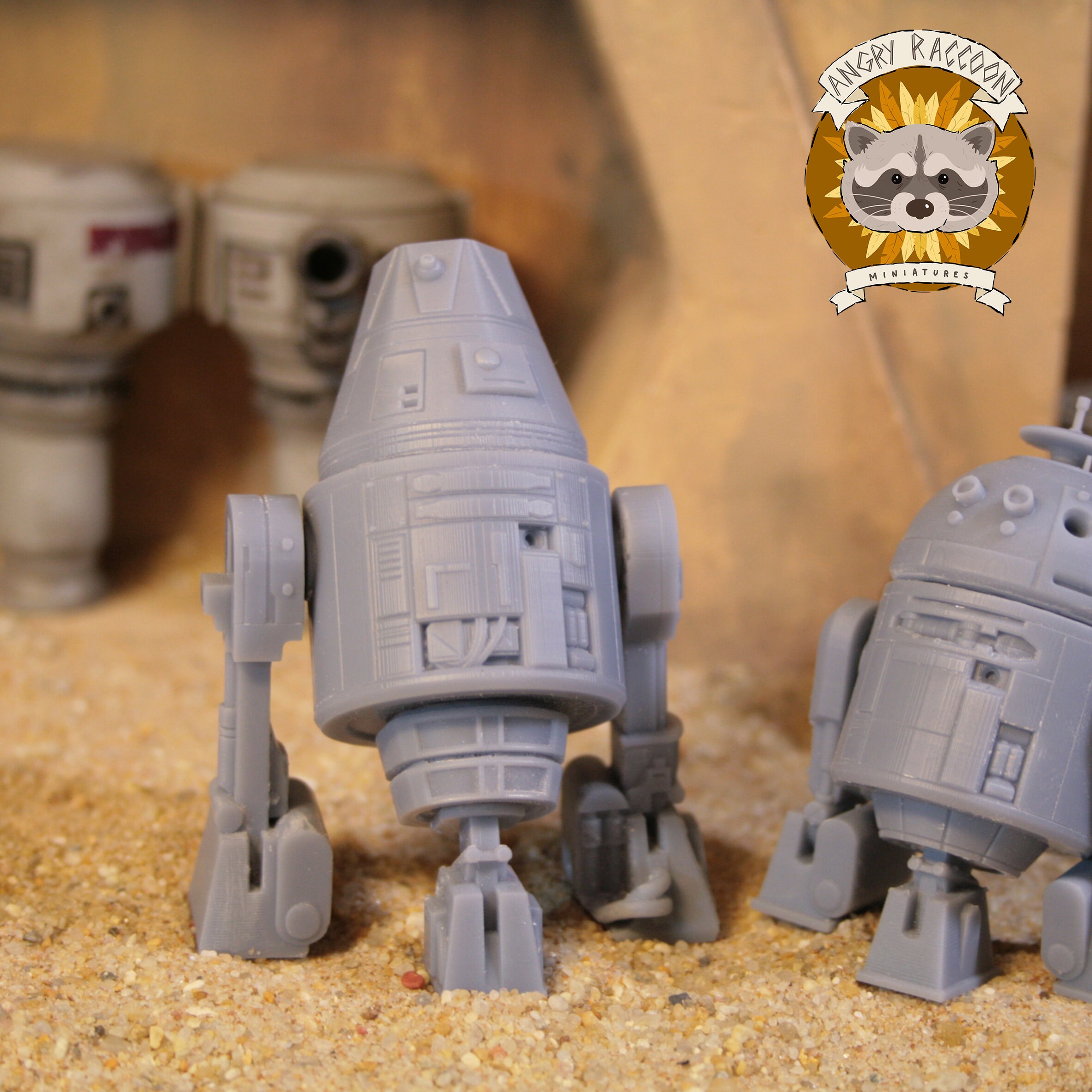 R3-A3 Astromech Droid 3.75 3D Printed Resin Action | Etsy