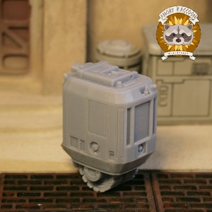 S19 Astromech Droid 3.75" 3D Printed Resin Action Figure, Unpainted and ...