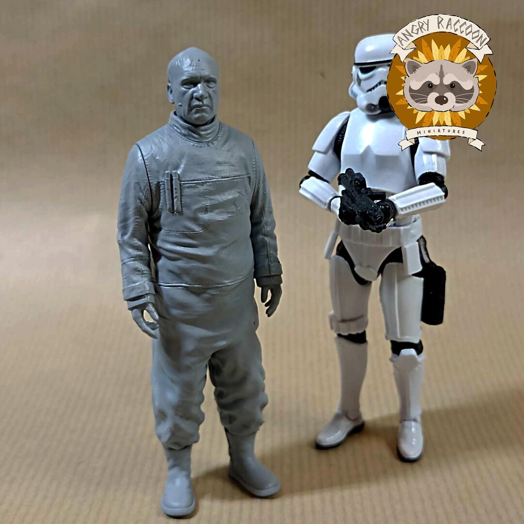 Imperial Scientist (two Heads Options Included) 3.75" 3D Printed Resin ...