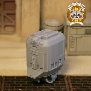 S19 Astromech Droid 3.75" 3D Printed Resin Action Figure, Unpainted and ...
