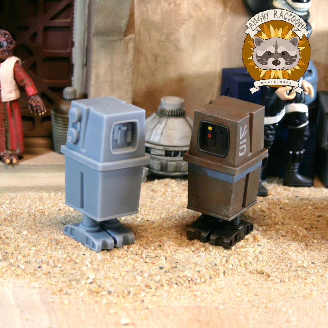 Gonk Droid 02 3.75 3D Printed Resin Action Figure - Etsy