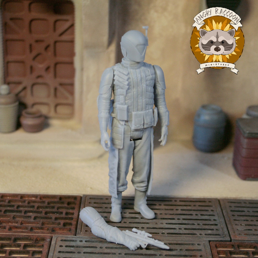Tam Posla 3.75 3D Printed Resin Action Figure, Unpainted and Unbuilt ...