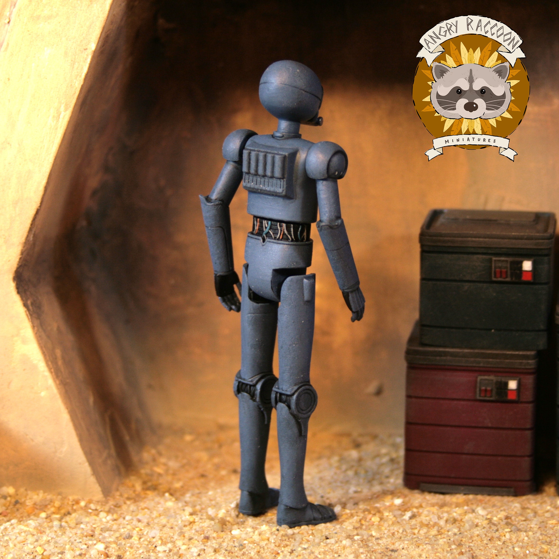 AP5-A Protocol Droid 3.75 3D Printed Resin Action - Etsy