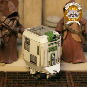 S19 Astromech Droid 3.75" 3D Printed Resin Action Figure, Unpainted and ...