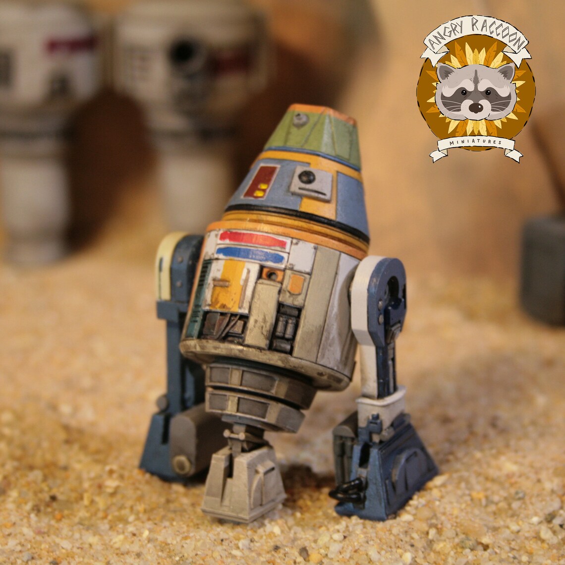 R3-A3 Astromech Droid 3.75 3D Printed Resin Action | Etsy