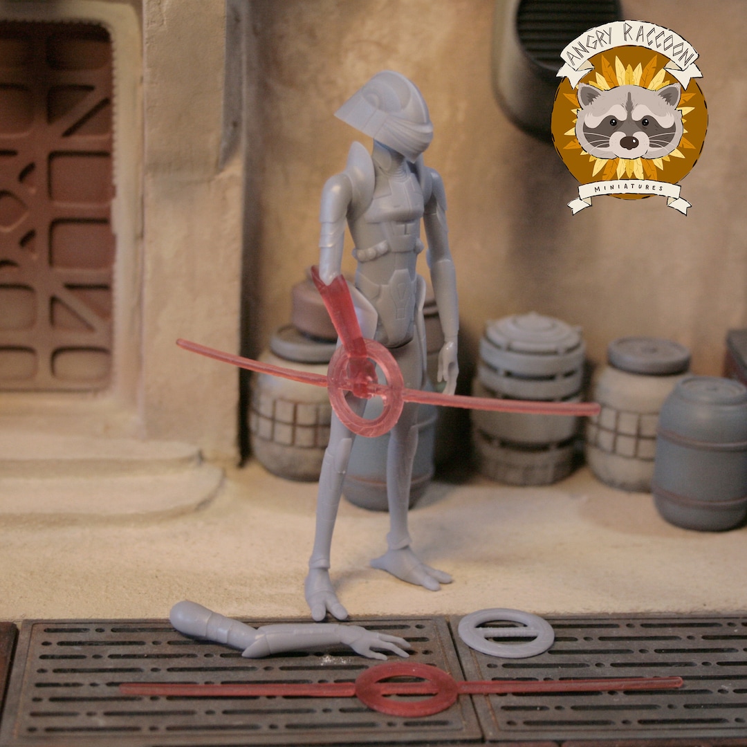 8th Brother 3.75" 3D Printed Resin Action Figure, Unpainted and Unbuilt ...
