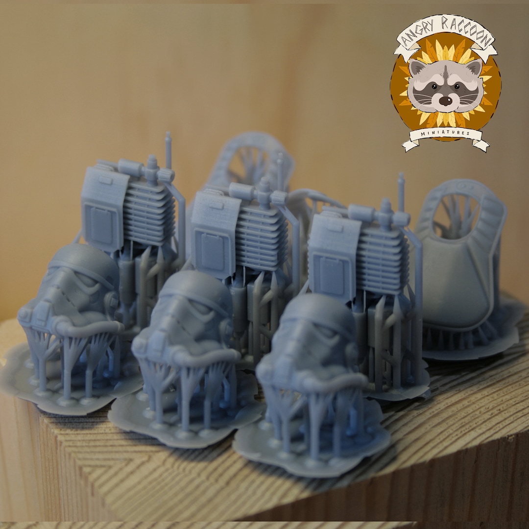 Magma Trooper Conversion Kit 3.75" 3D Printed Resin Action Figure ...