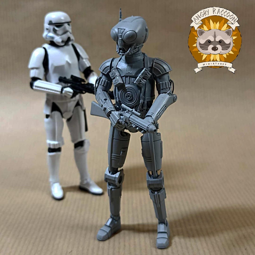 Q9-0 3.75" 3D Printed Resin Action Figure, Unpainted and Unbuilt Model ...