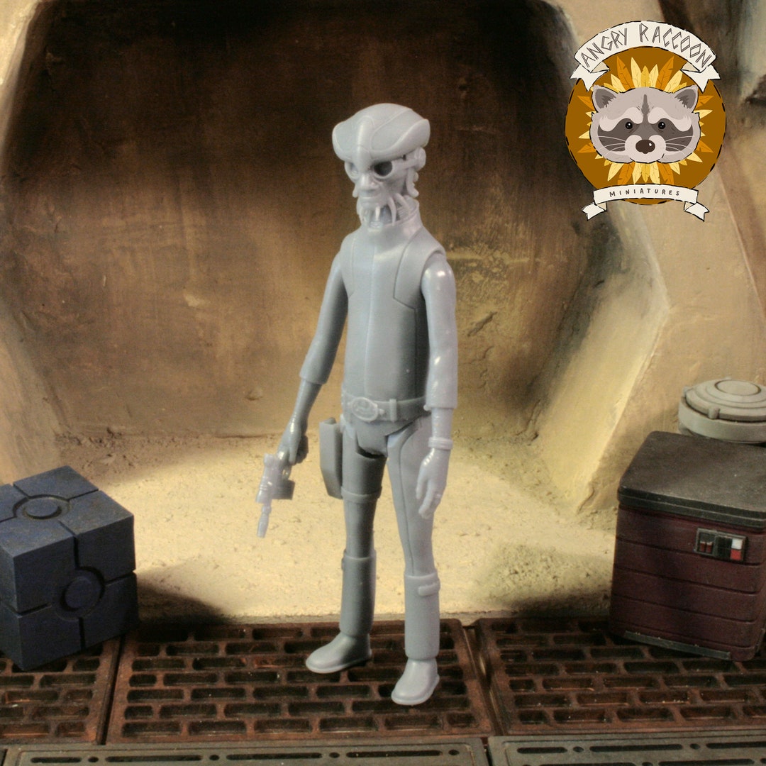Hondo 3.75" 3D Printed Resin Action Figure, Unpainted and Unbuilt Model ...
