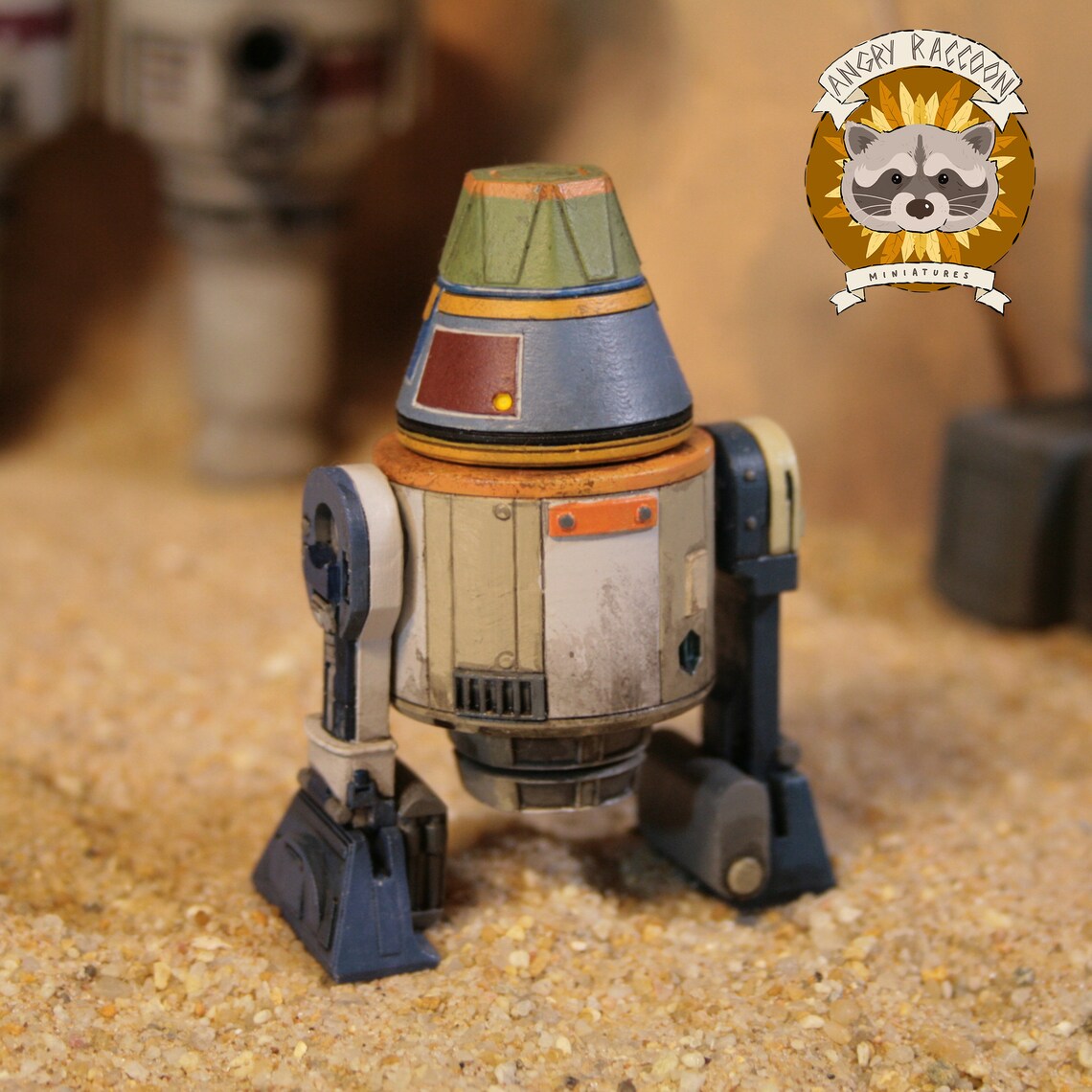 R3-A3 Astromech Droid 3.75 3D Printed Resin Action | Etsy