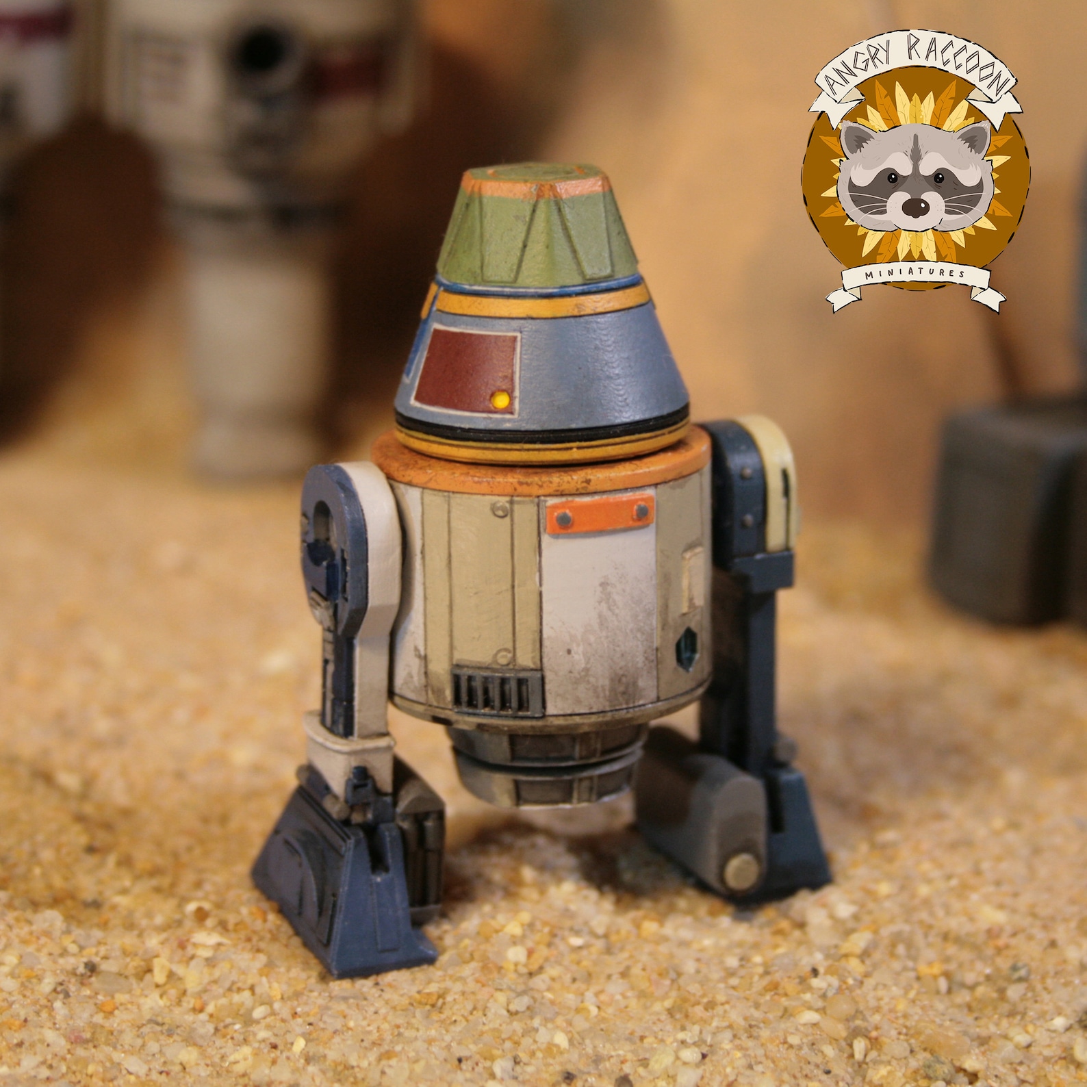 R3-A3 Astromech Droid 3.75 3D Printed Resin Action | Etsy