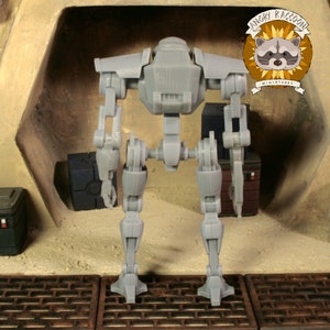 DT Sentry Droid 3.75 3D Printed Resin Action Figure, Unpainted and ...