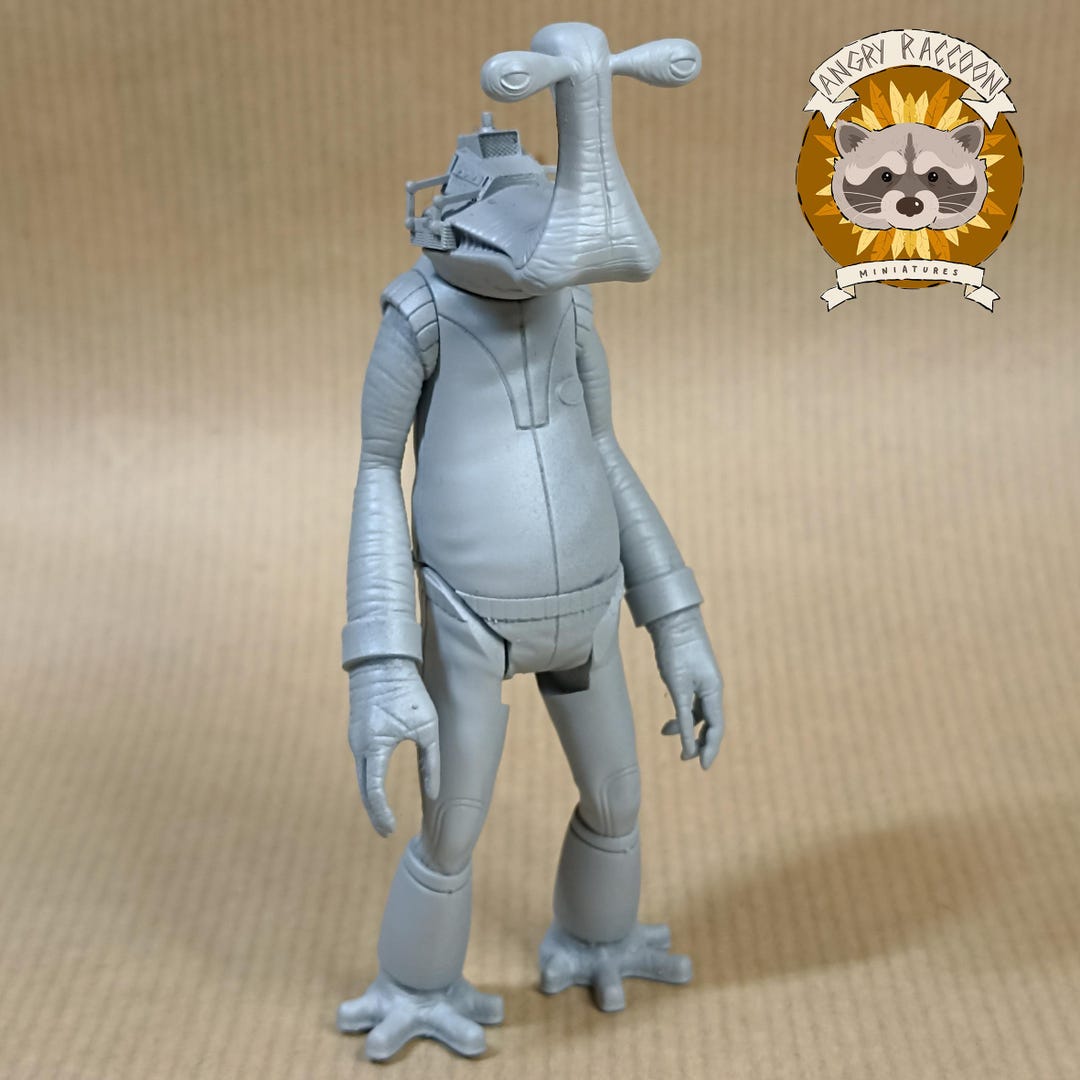 Old Jho 3.75" 3D Printed Resin Action Figure, Unpainted and Unbuilt ...