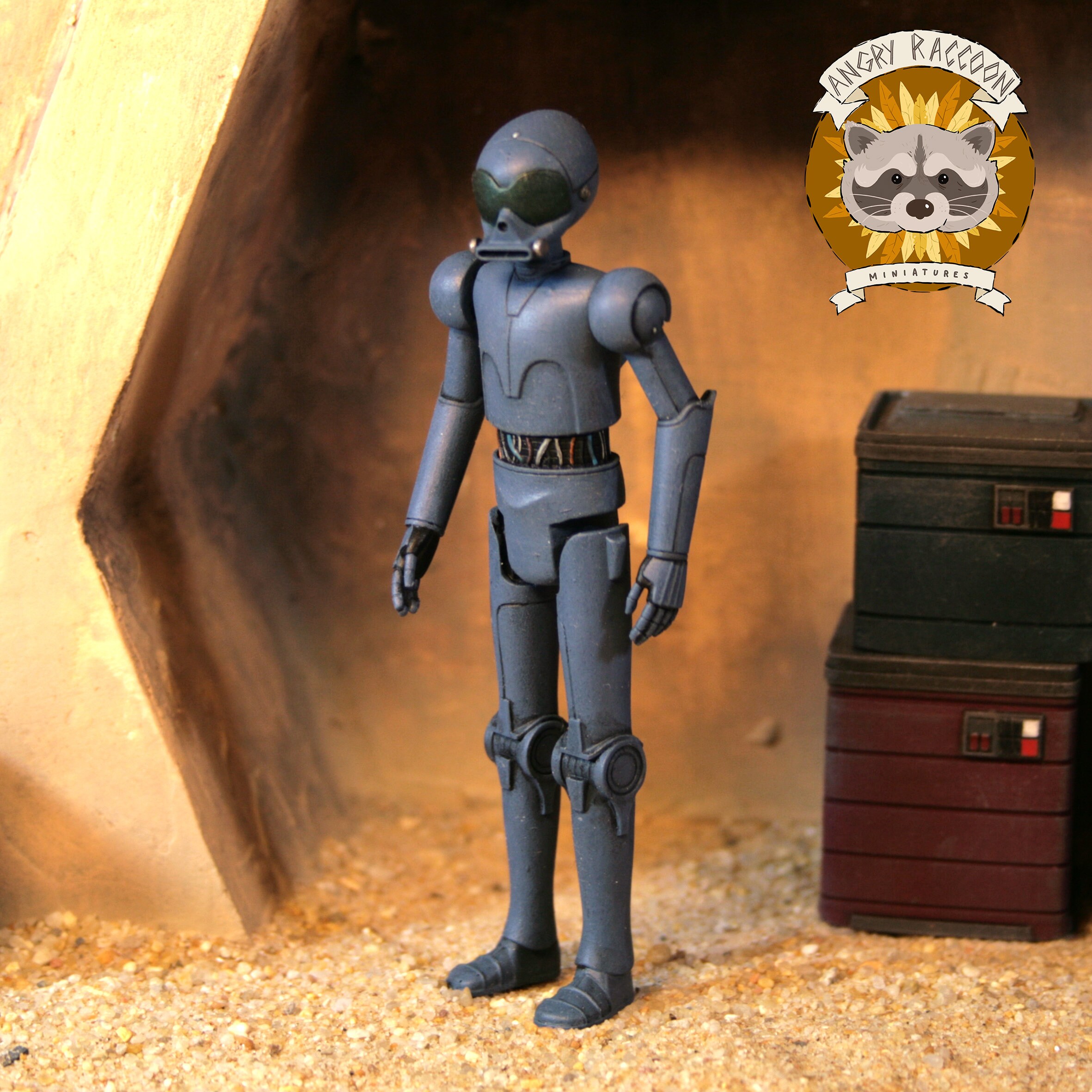 AP5-A Protocol Droid 3.75" 3D Printed Resin Action Figure, Unpainted ...