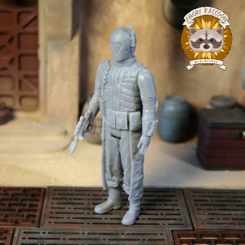 Tam Posla 3.75 3D Printed Resin Action Figure Unpainted - Etsy