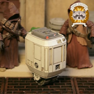 S19 Astromech Droid 3.75" 3D Printed Resin Action Figure, Unpainted and ...