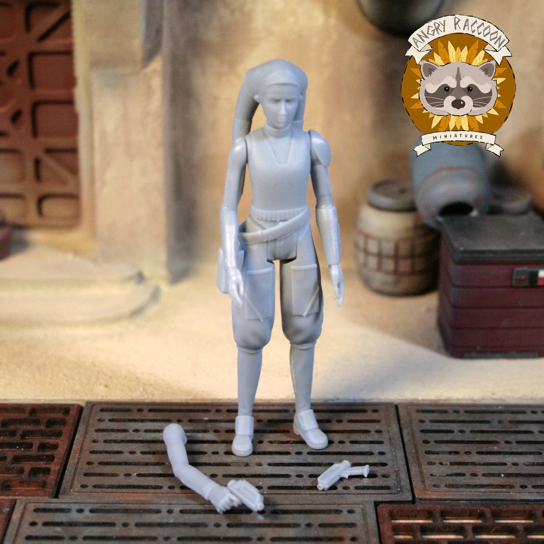 Numa 3.75" 3D Printed Resin Action Figure, Unpainted and Unbuilt Model ...