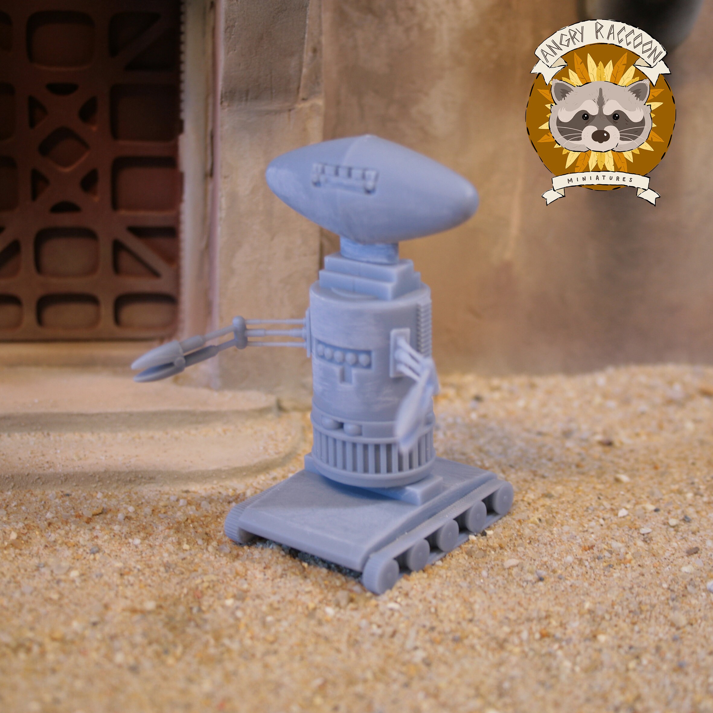 Bantha droid 3.75 3D printed resin action figure | Etsy