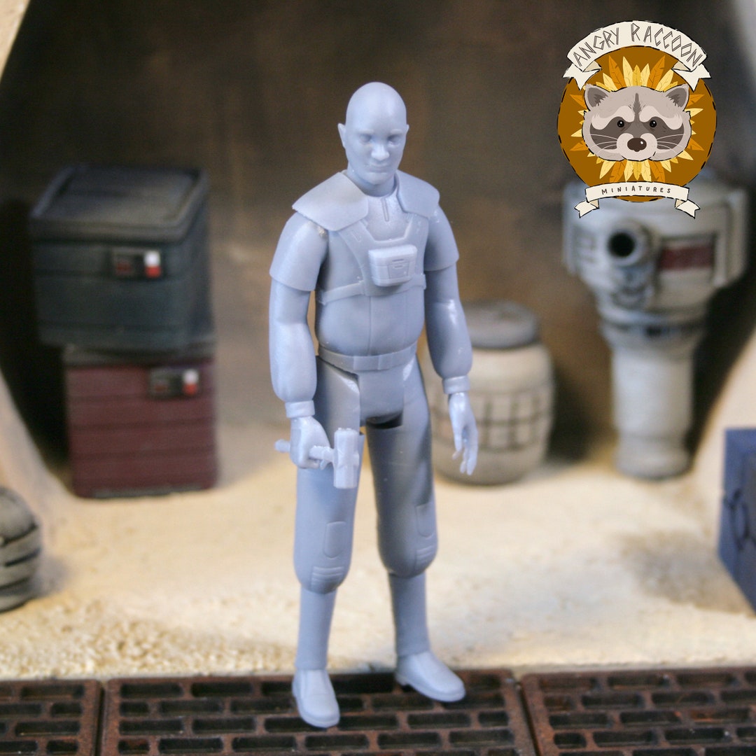 Jonner Jin 3.75 3D Printed Resin Action Figure, Unpainted and Unbuilt ...