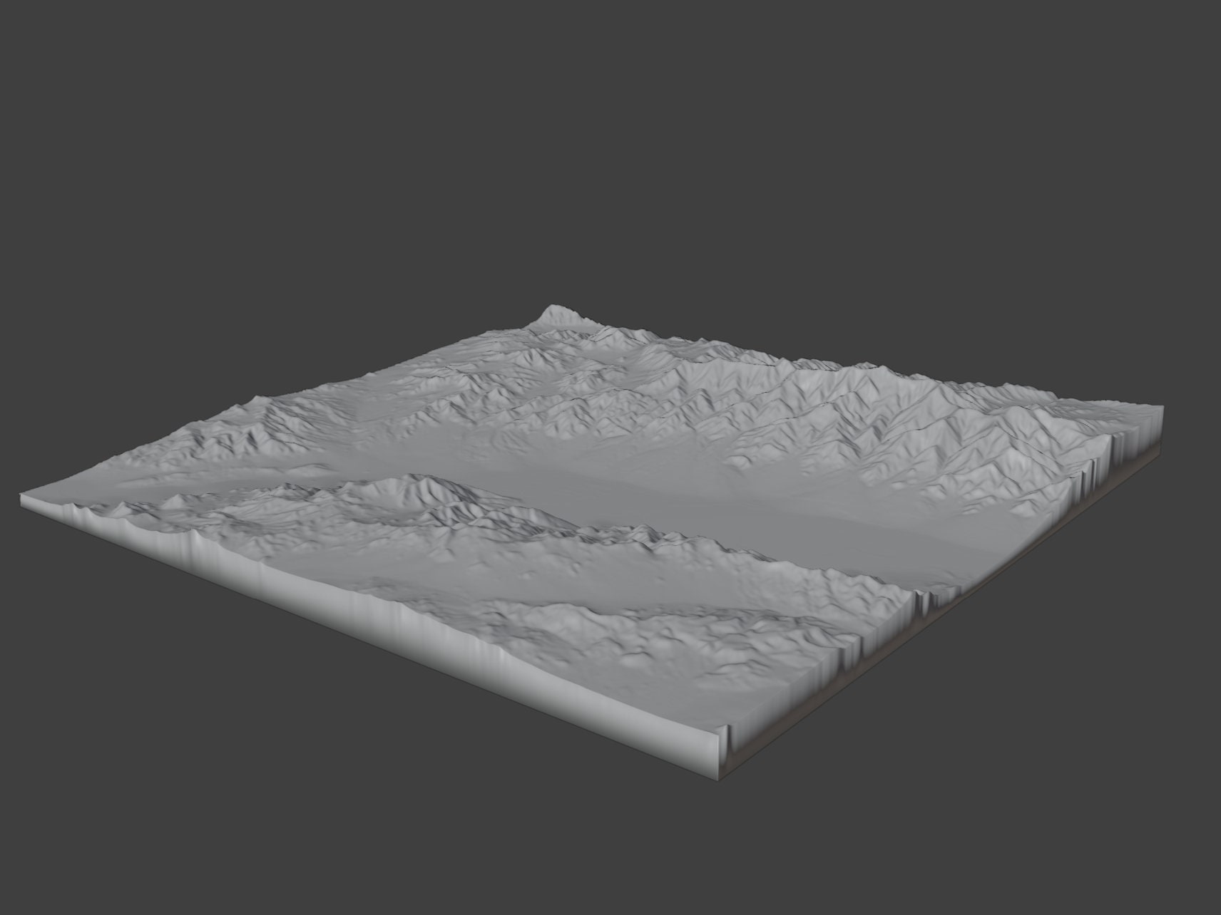 Digital Download - Custom 3D Topographic Model - STL - 3D Printing - Topographic Map - Custom 3D ...