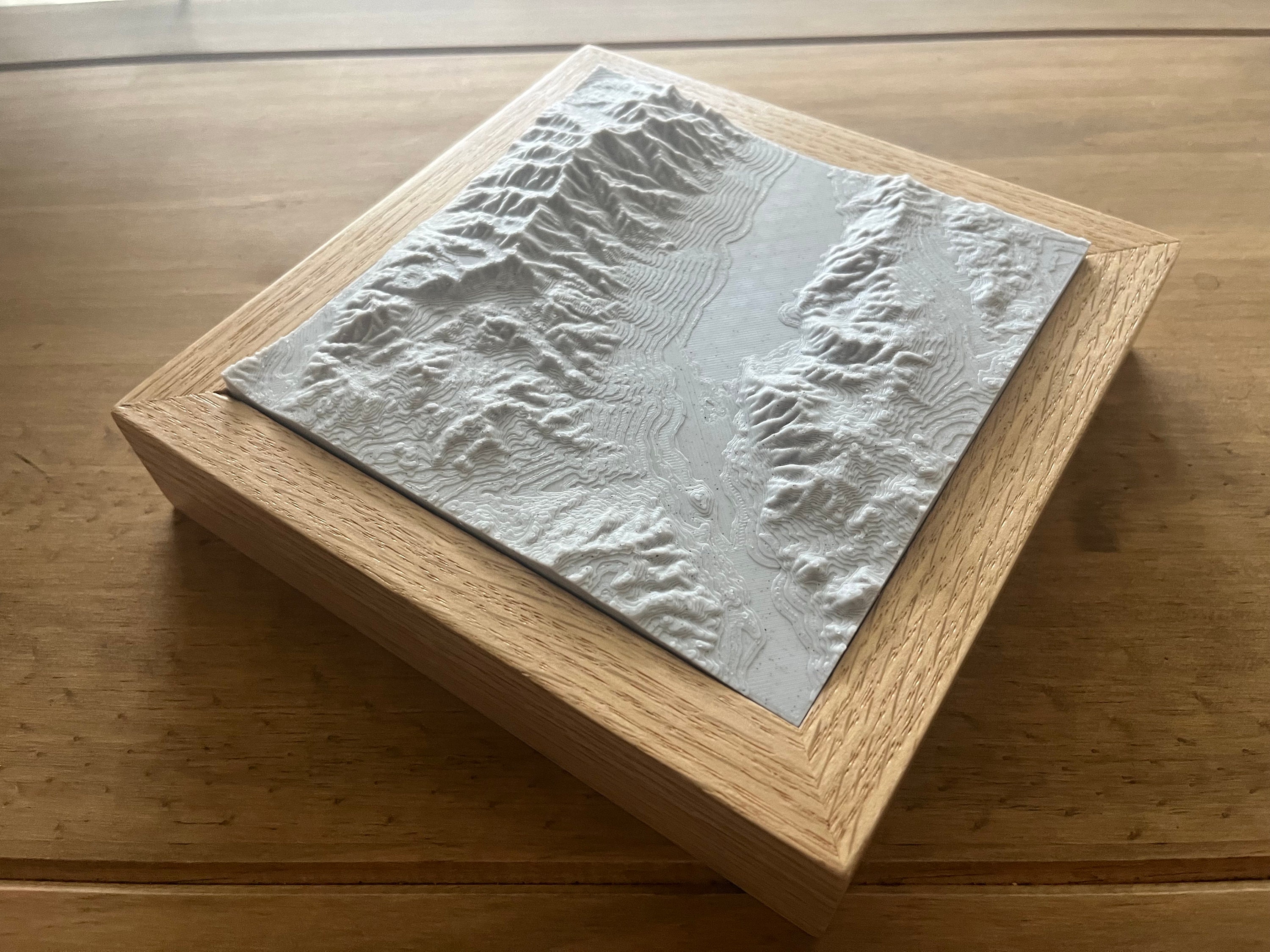 Custom 3D Printed Topographic Model - 3D Printing - Topographic Map ...