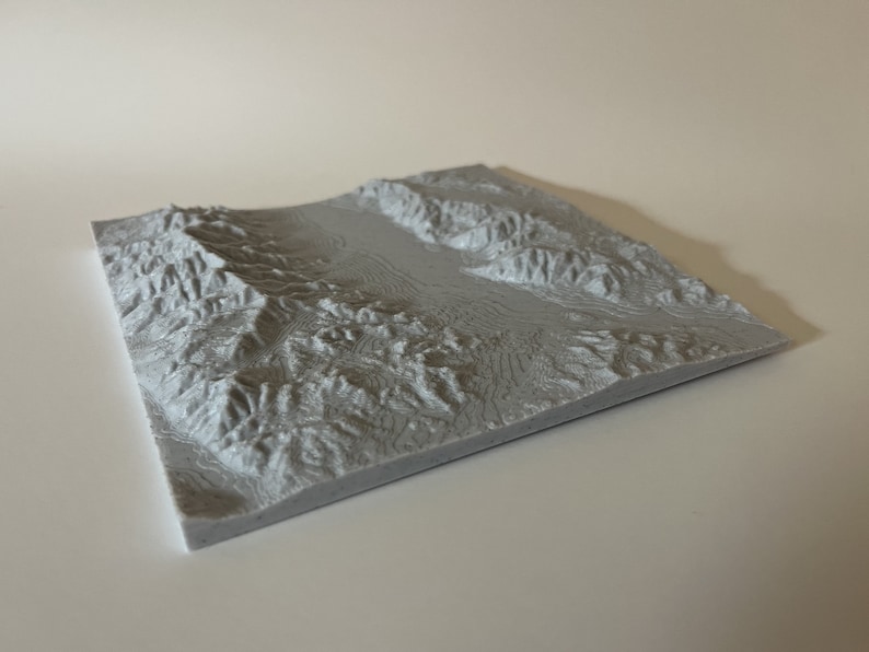 Digital Download - Custom 3D Topographic Model - STL - 3D Printing ...