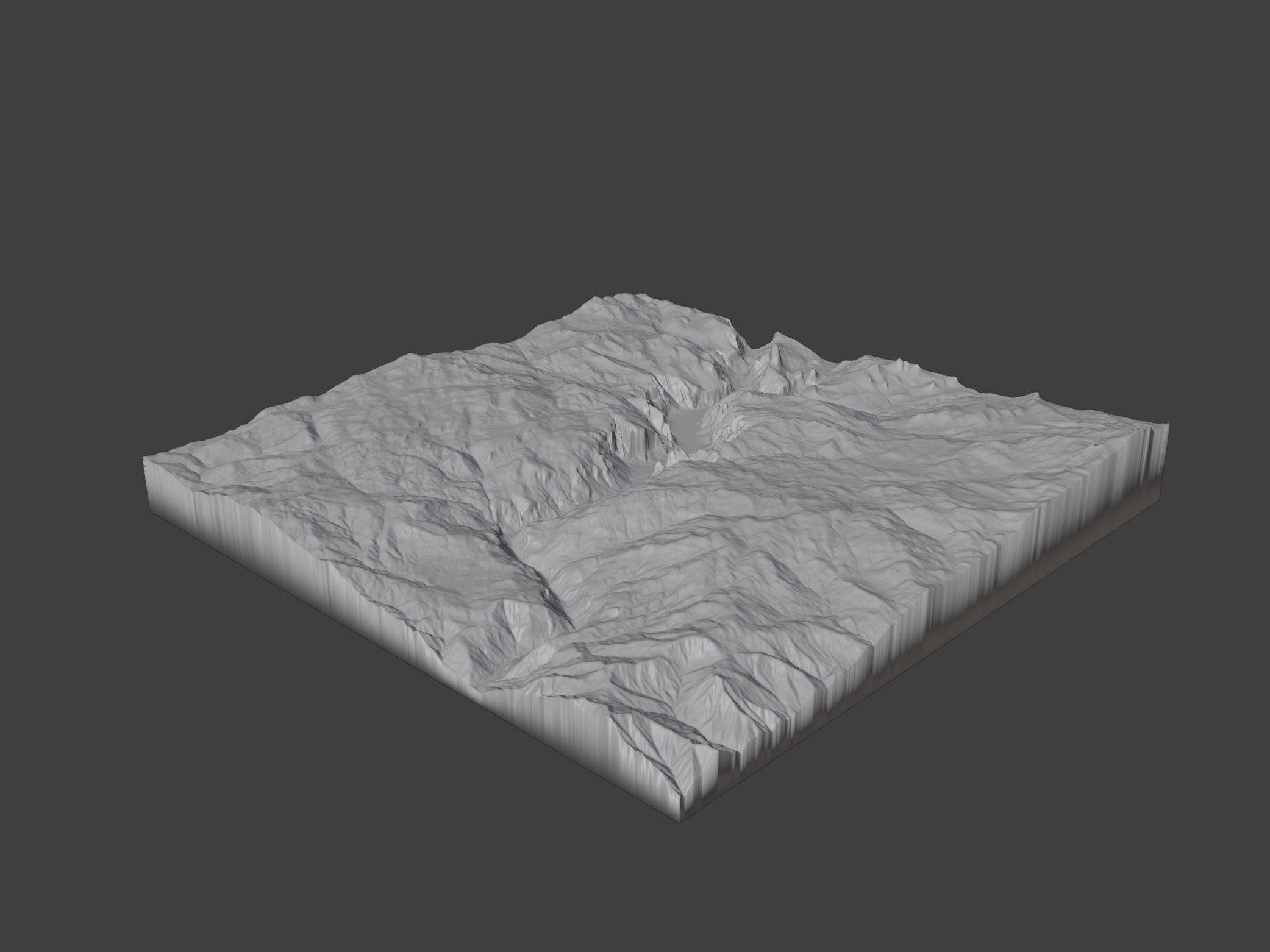 Digital Download - Custom 3D Topographic Model - STL - 3D Printing ...