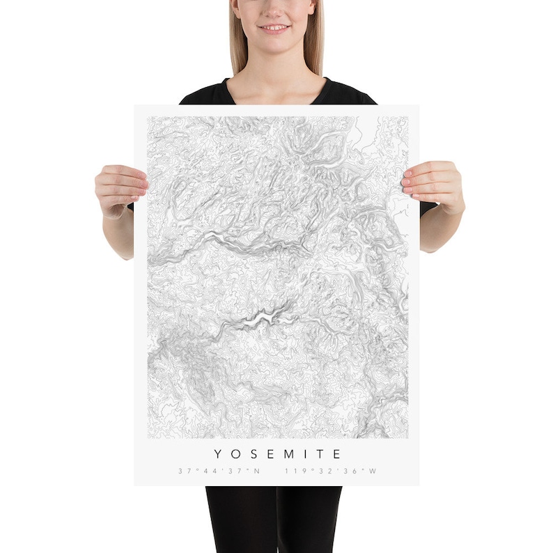 Custom Topographic Map Print – Personalized Location Art - Etsy