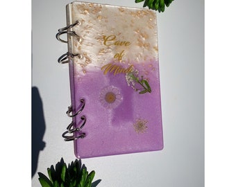 Resin Cover Journal - Etsy