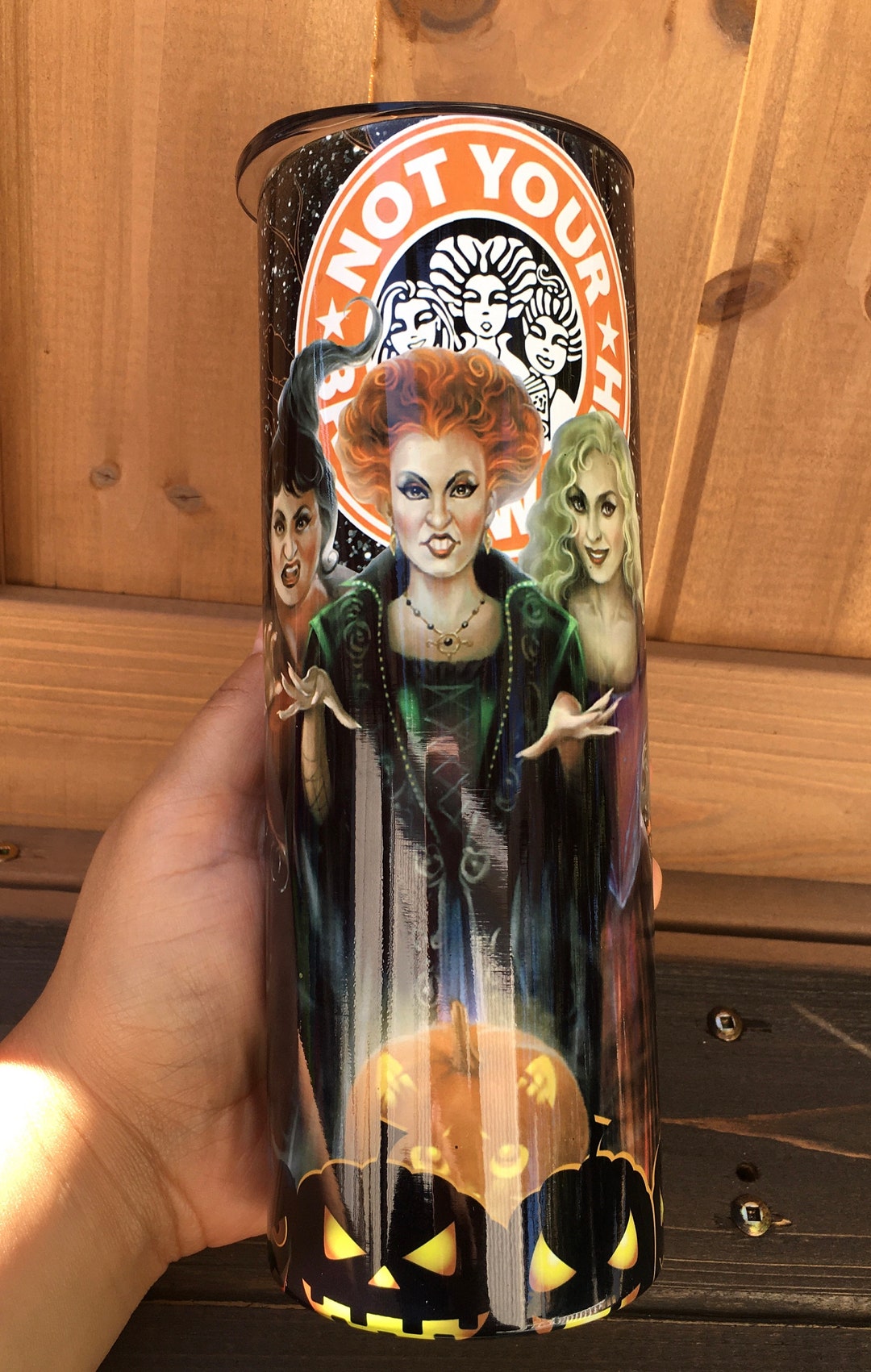 Hocus Pocus Tumbler, Sanderson Sisters, Halloween Cup , 20oz Skinny ...