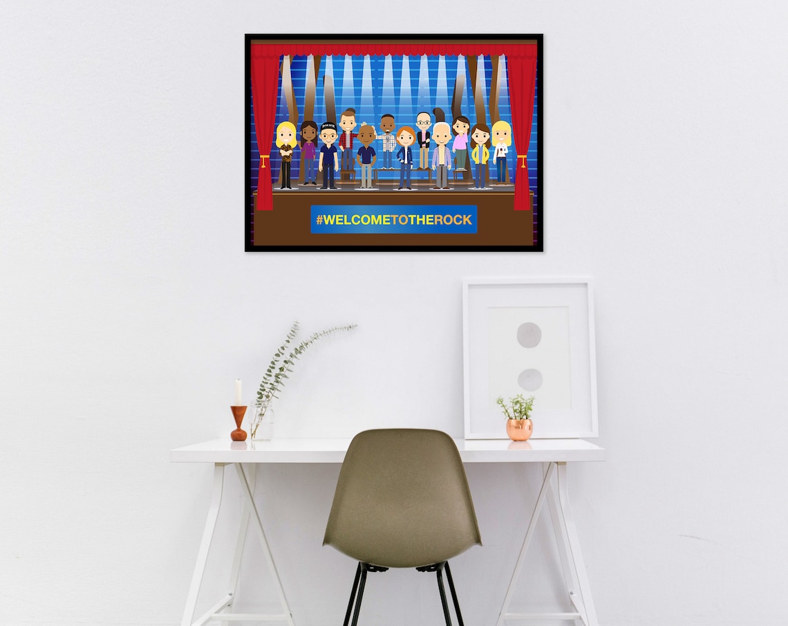 Come From Away Musical Print Musical Art Work Theatre Cast - Etsy
