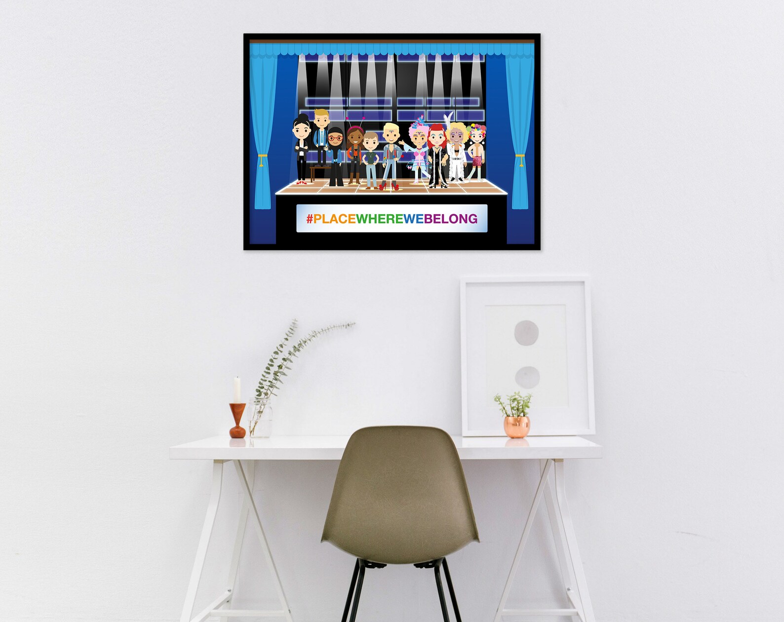 Everybody's Talking About Jamie Musical Print Art Work, Theatre Cast ...