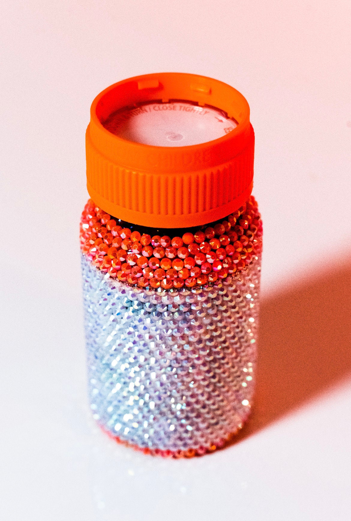 Bedazzled Pill Bottle - Etsy
