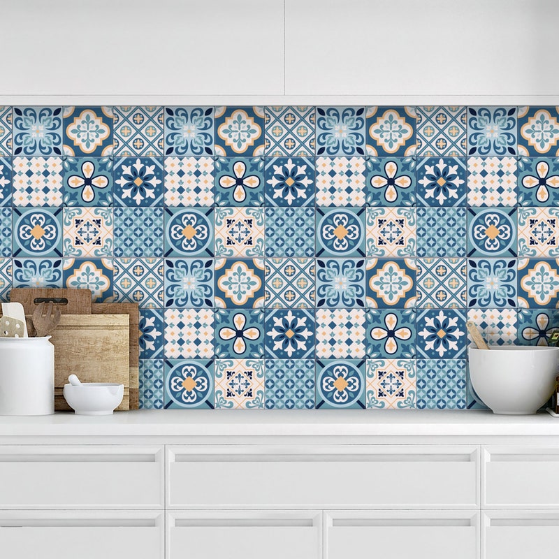 Spanish Tile Stickers - Etsy