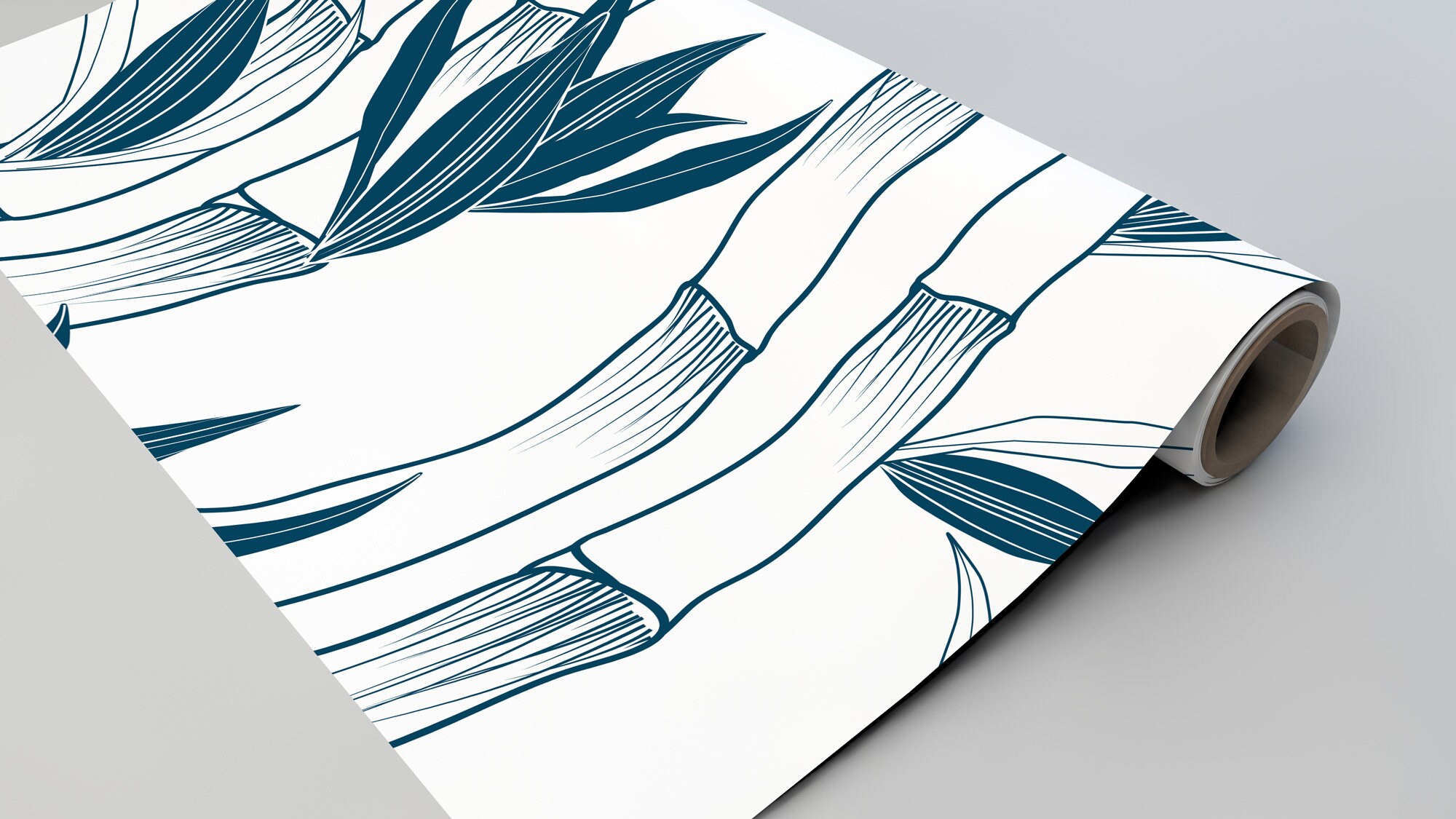 Modern BAMBOO Wallpaper Peel & Stick Wall Mural Roll Mural - Etsy